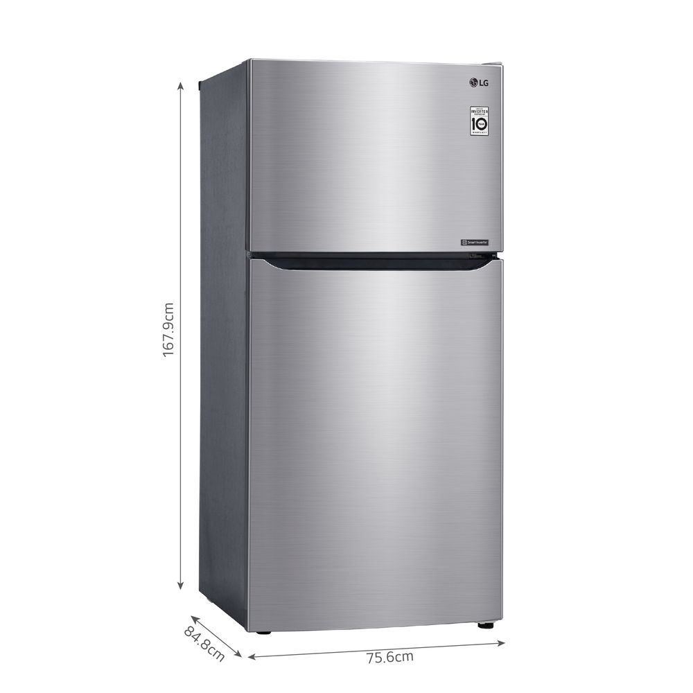 Refrigeradora LG 553L No Frost GT57BPSX Acero | plazaVea - plazaVea