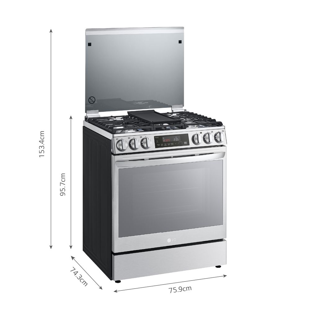 Cocina a Gas LG 5 Quemadores LRGL5847S Acero Inoxidable | plazaVea ...
