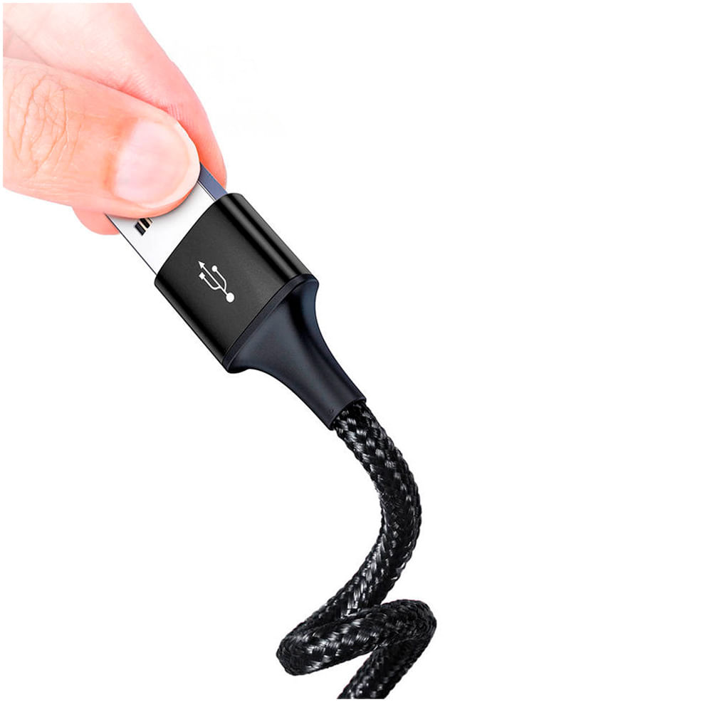 Cable BASEUS 3en1 Usb/Light/Tipca Usb 3A | plazaVea - plazaVea