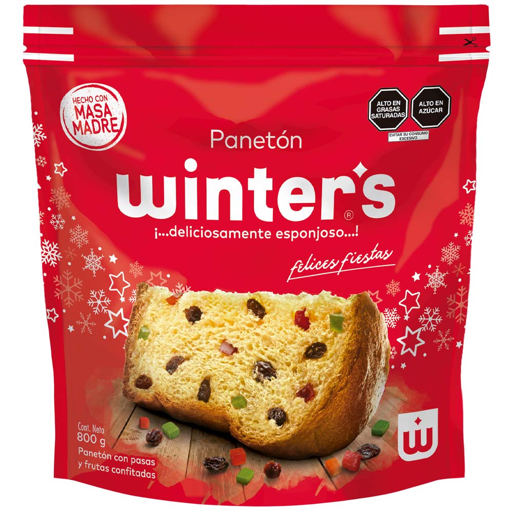 Panetón WINTER'S Bolsa 800g | plazaVea - Supermercado