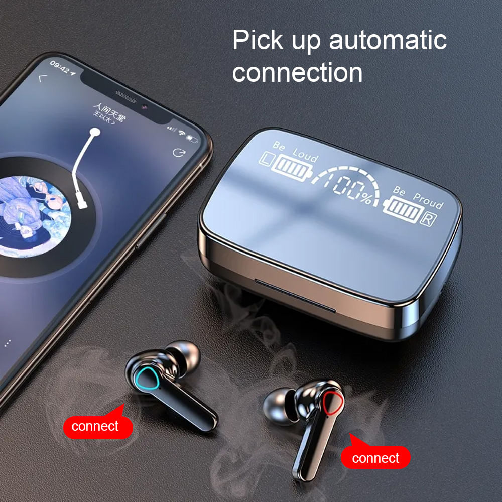 Auriculares inalámbricos M19 PRO con Bluetooth 5.3 Negro | plazaVea - plazaVea