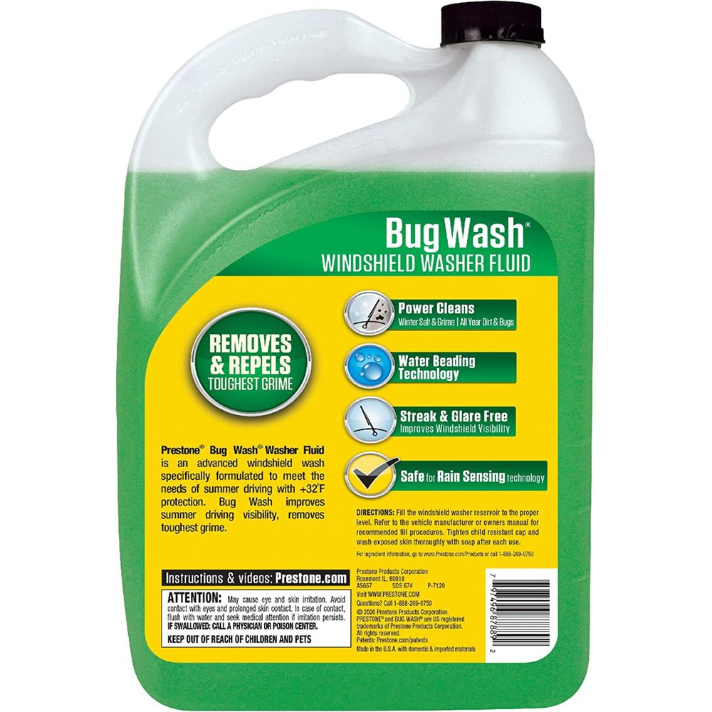 Limpia parabrisas Bug Wash Prestone concentrado verde 1 gln | plazaVea ...