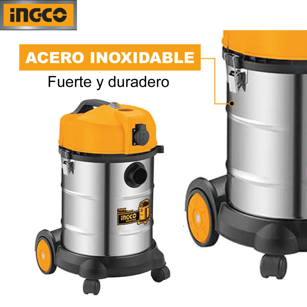 Aspiradora Ingco 1400W 30L VC14301 | plazaVea - plazaVea