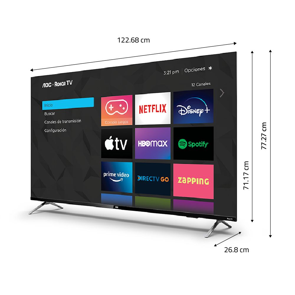 Televisor Aoc 55" 55U6125 Led Ultra HD 4K | plazaVea - plazaVea