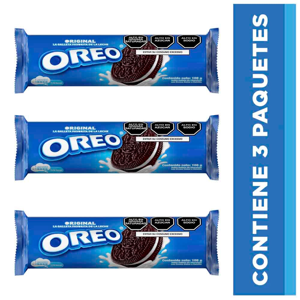 Galletas OREO Pack Familiar Paquete 36un | plazaVea - plazaVea