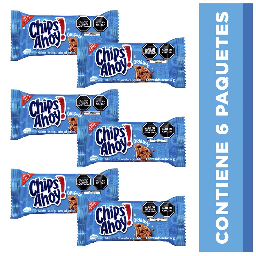 Galletas NABISCO Chips Ahoy Bolsa 222g | plazaVea - Supermercado