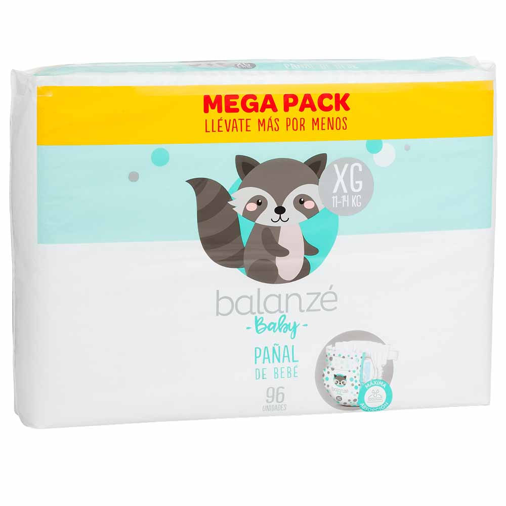 Pañales para Bebé BALANZÉ BABY Talla XG Paquete 96un | plazaVea ...
