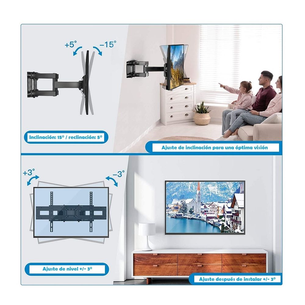 Rack TV Led Smart 42 a 75 Pulgadas Expo Rack ERP5075 Soporte Móvil ...
