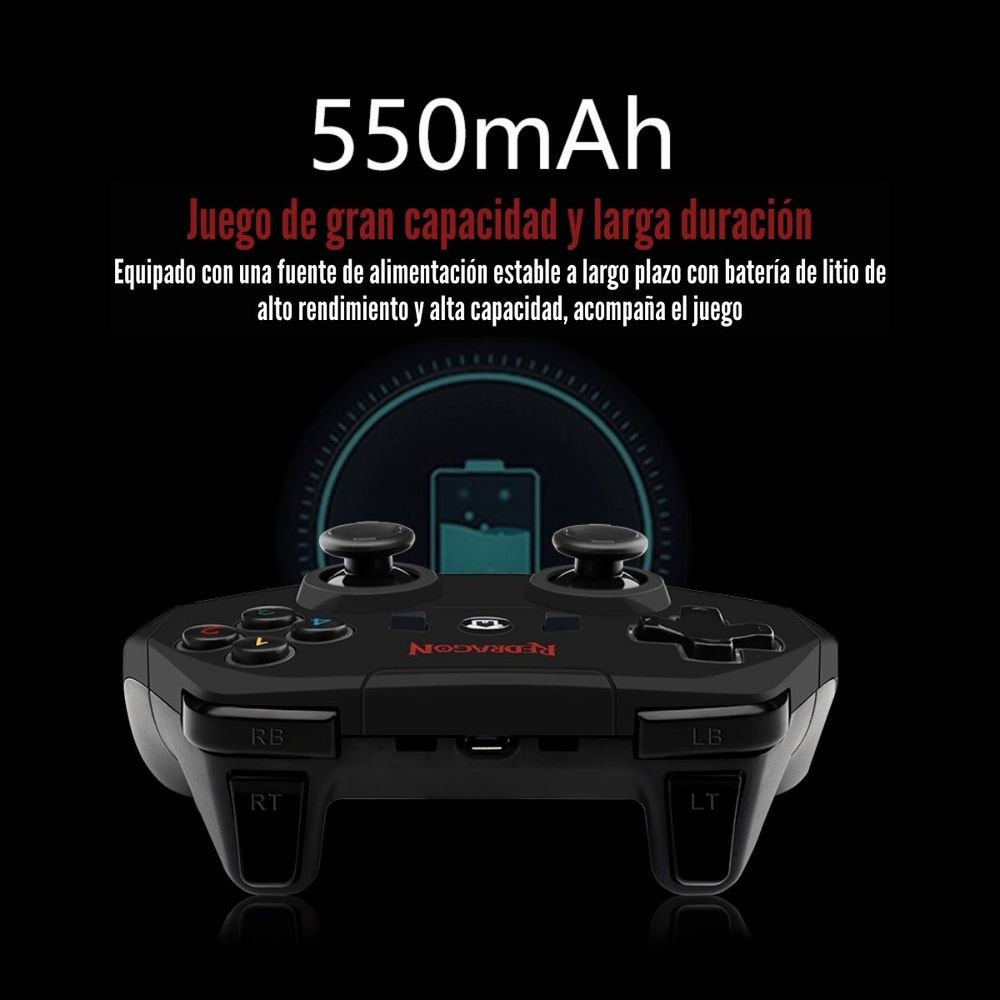 Gamepad Redragon Harrow Pro G808 Wireless PS3 Android PC | plazaVea ...