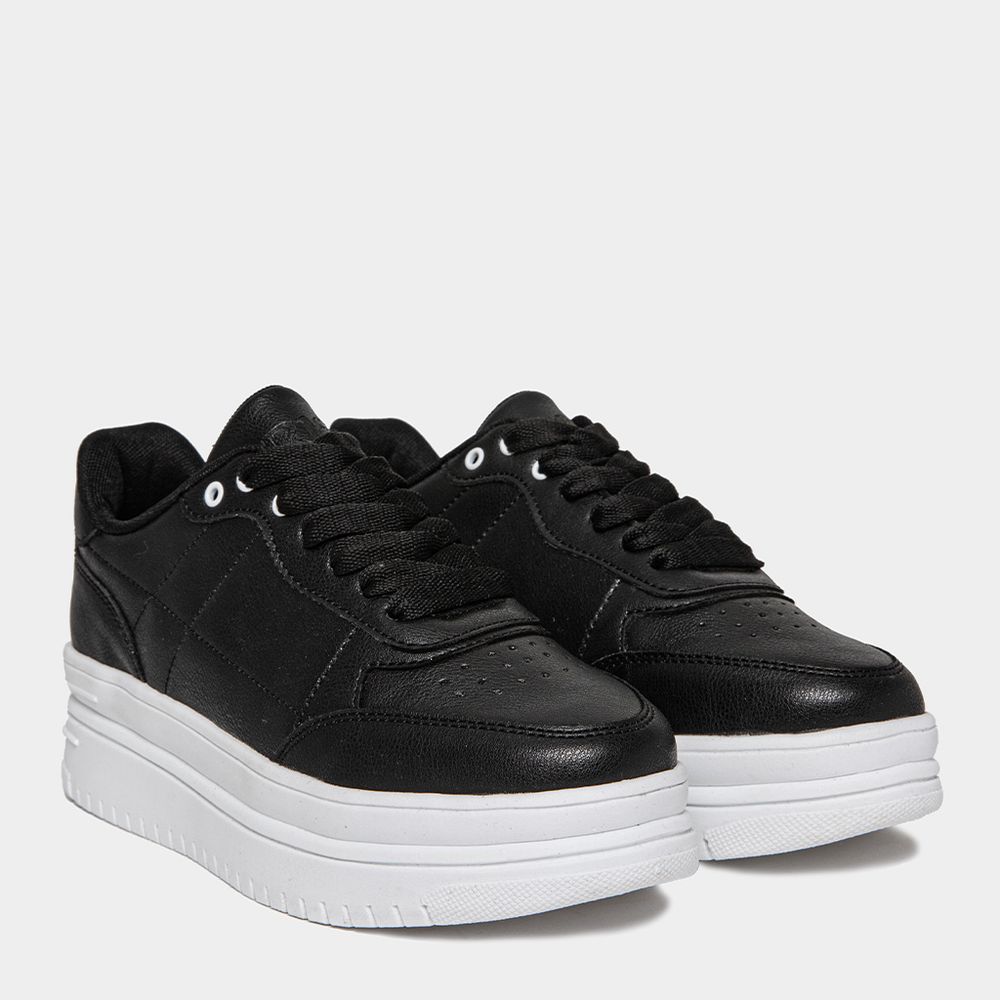 Zapatillas Urbanas Mujer R18 R18-DC003 Poliuretano Color Negro ...