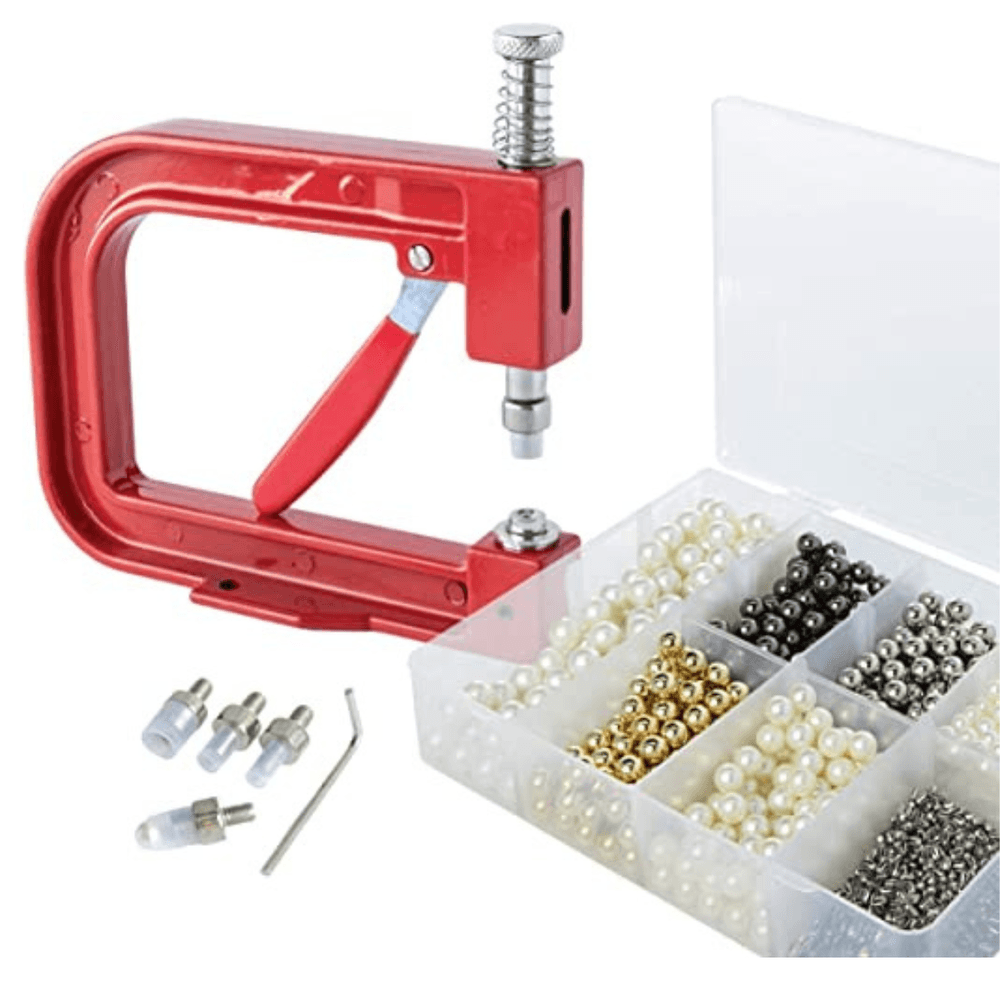 Máquina de Ajuste de Perlas Aplicación Manual de Perla con 5 Boquillas ...