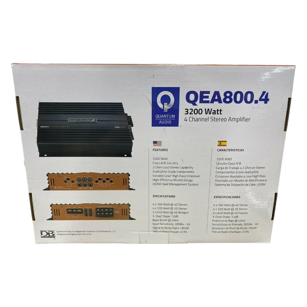 Amplificador Quantum Audio 3200w 4 Canales | plazaVea - plazaVea