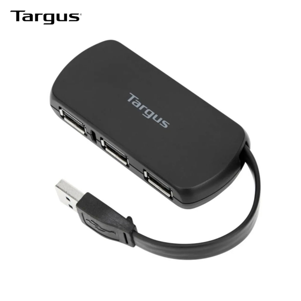 Hub Usb Targus 4 Port Usb-A 2.0 Black | plazaVea - plazaVea
