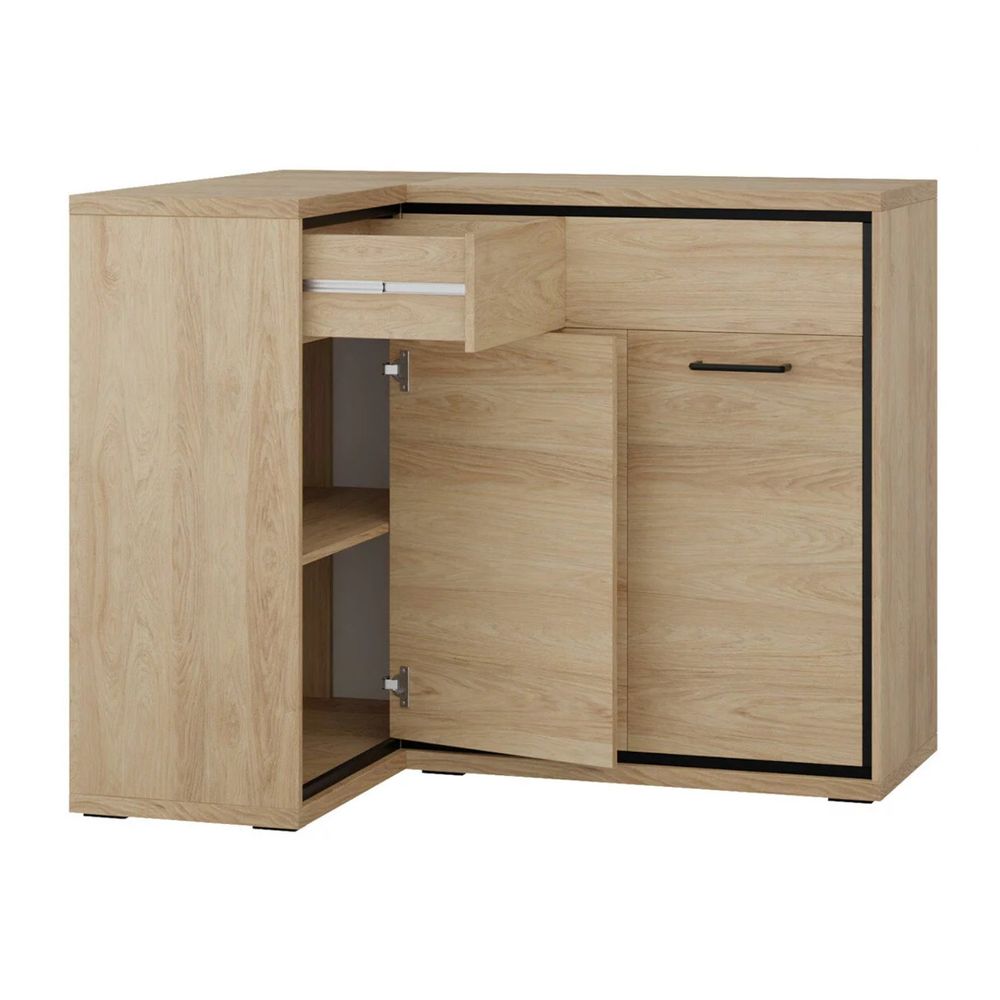 Recibidor Moderno en L Nicola color Duna TU MESITA | plazaVea - plazaVea