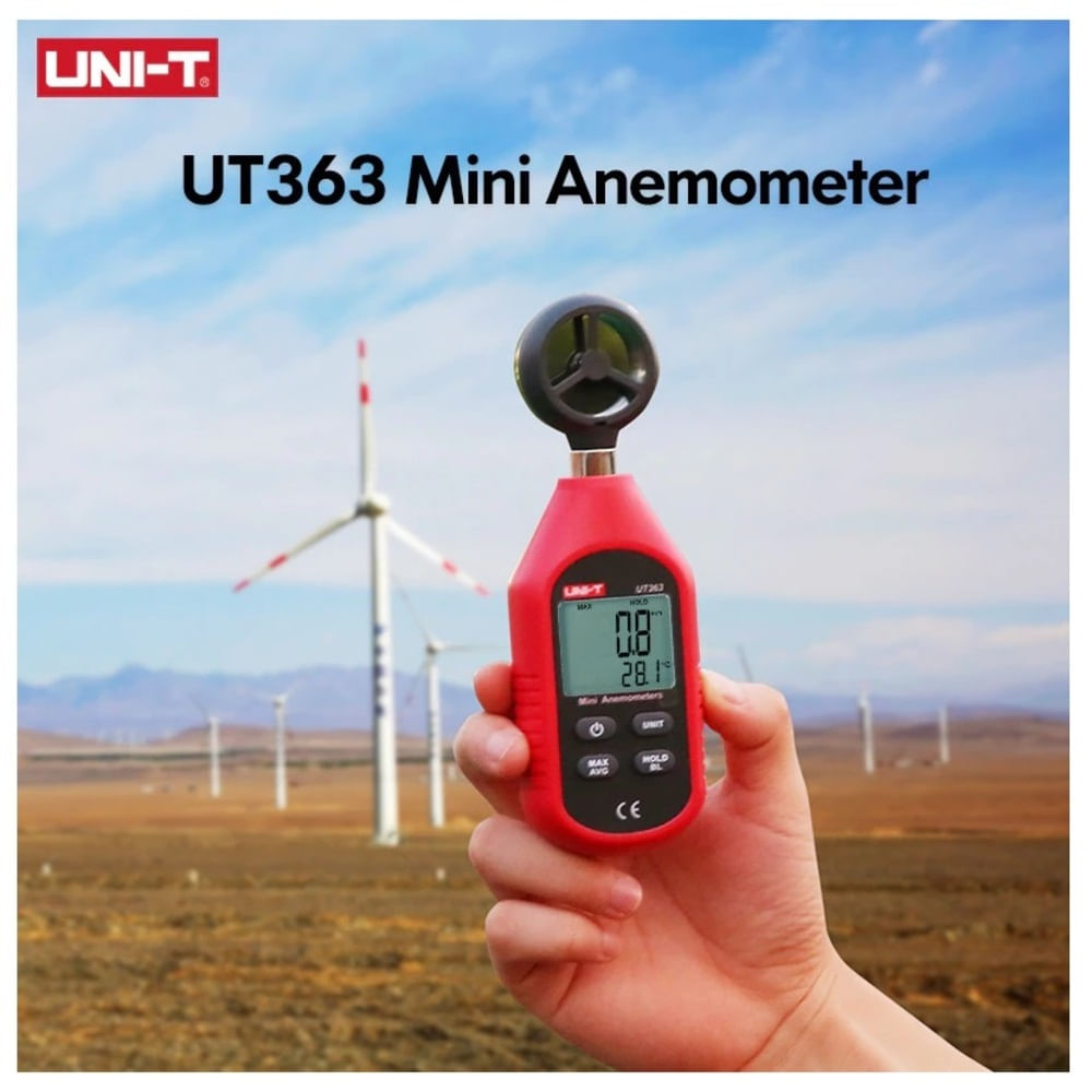 Anemómetro Termómetro UNI-T UT363 Medidor Velocidad Viento | plazaVea ...