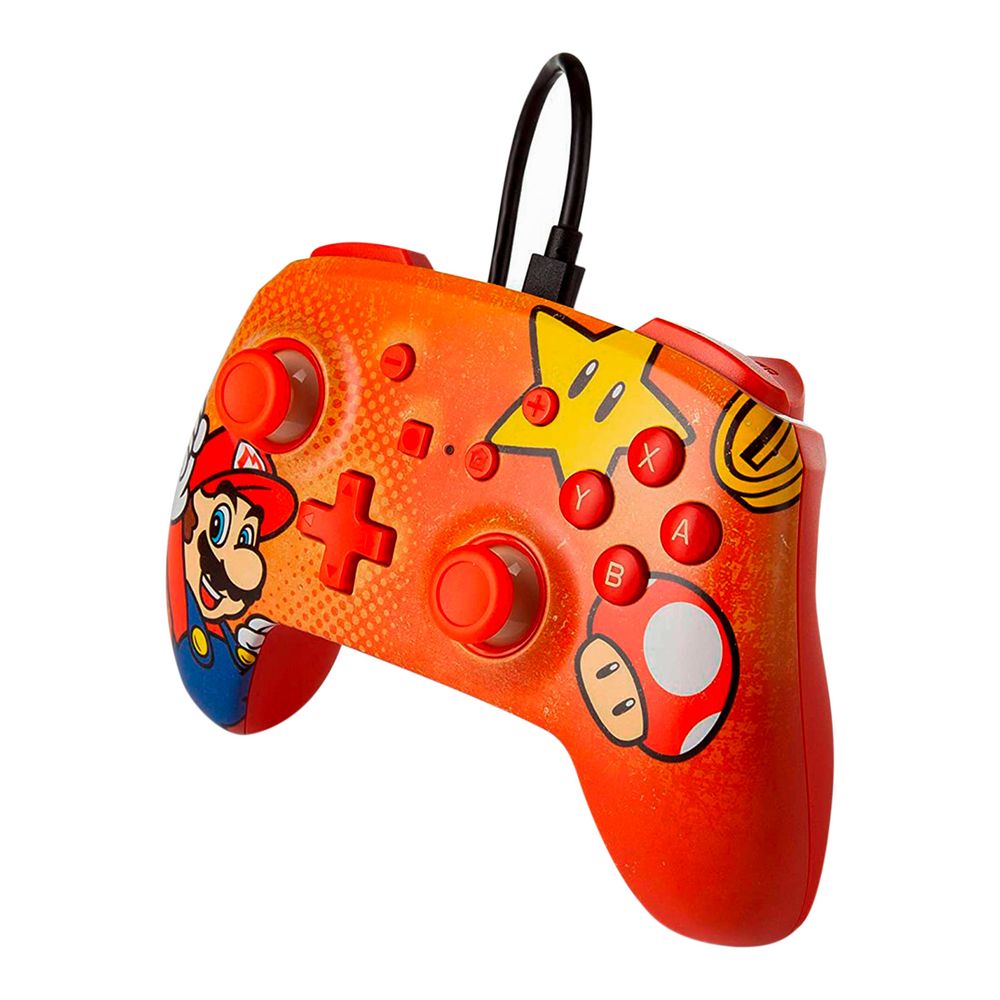 Mando Pro Controller Nintendo Switch Alámbrico Powera Mario Bross ...