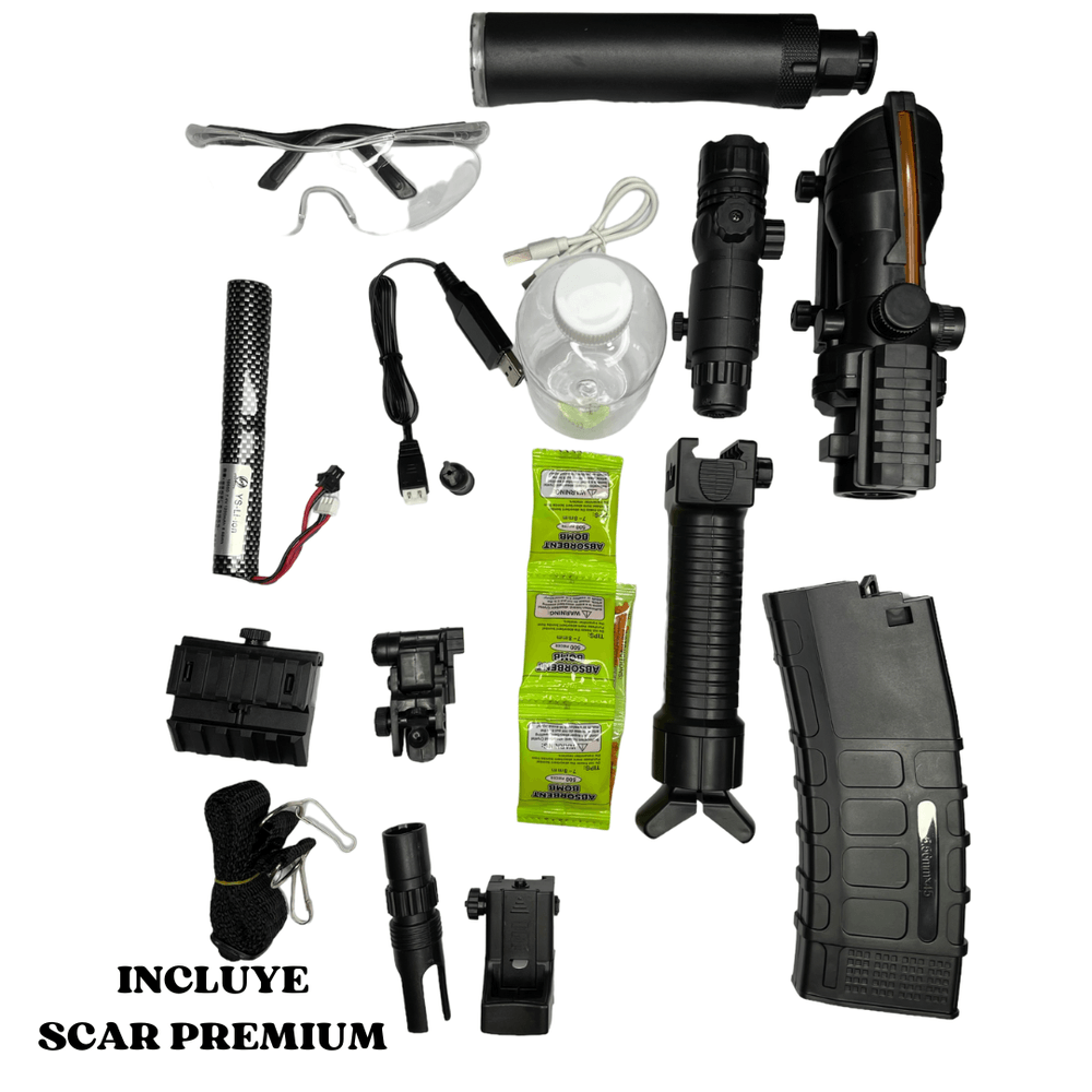 Fusil Pistola de Juguete Modelo Scar Hidrogel-Premium | plazaVea - plazaVea