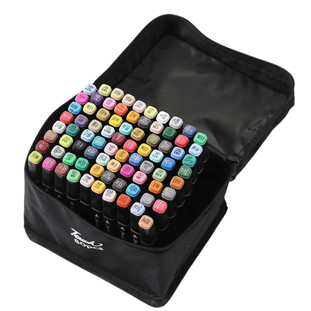 Plumones Touch 80 Piezas Doble Punta | plazaVea - plazaVea