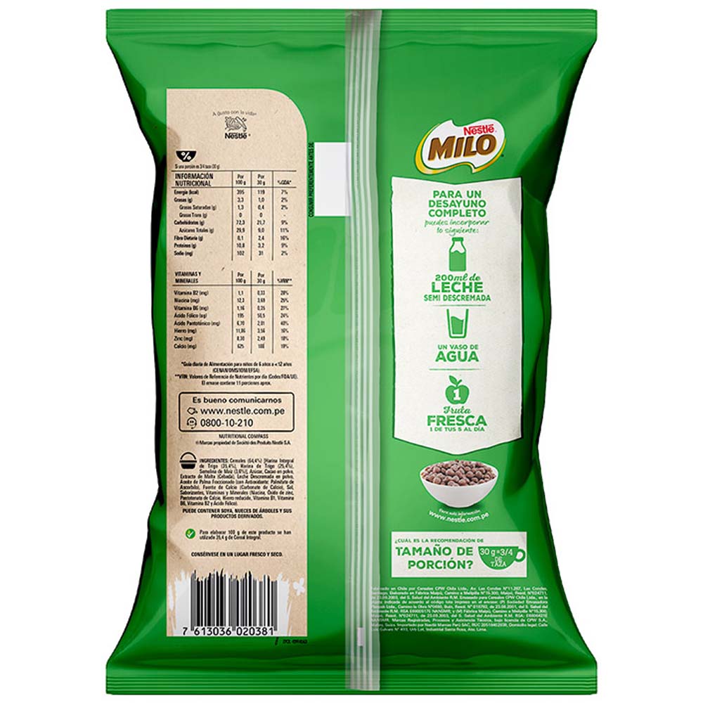 Cereal MILO Bolsa 300g | plazaVea - plazaVea