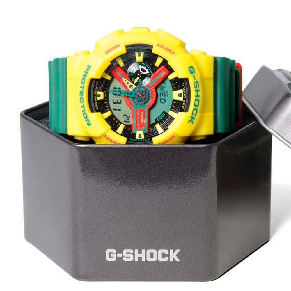 Reloj Casio G-Shock GA-110RF-9A Edicion Rastafari Sanllo | plazaVea ...