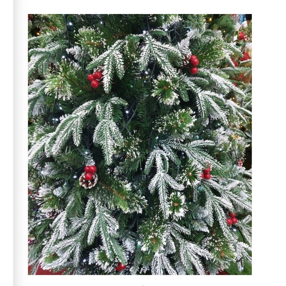 Árbol de Navidad 1.80 Mt Coposo Modelo Pino Mapresa Ciprés Nevado ...