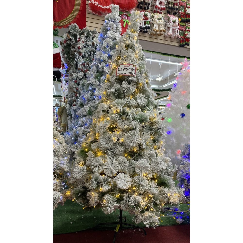 Árbol de Navidad 2.10 Mt Coposo Modelo Pino Nevado | plazaVea ...