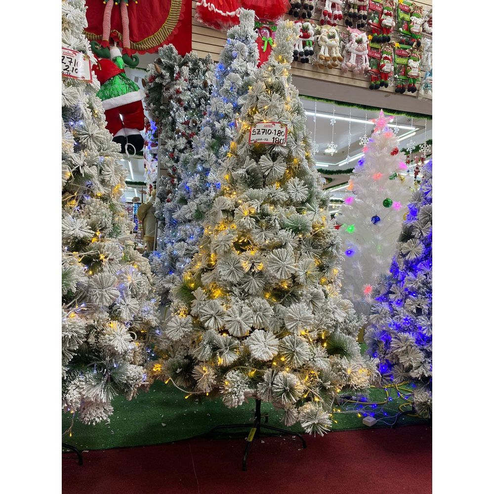 Árbol de Navidad 2.10 Mt Coposo Modelo Pino Nevado | plazaVea - plazaVea