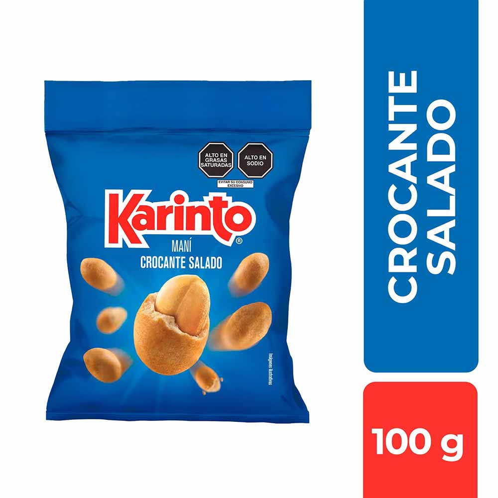 Maní KARINTO Engalletado Salado Bolsa 100g | plazaVea - Supermercado