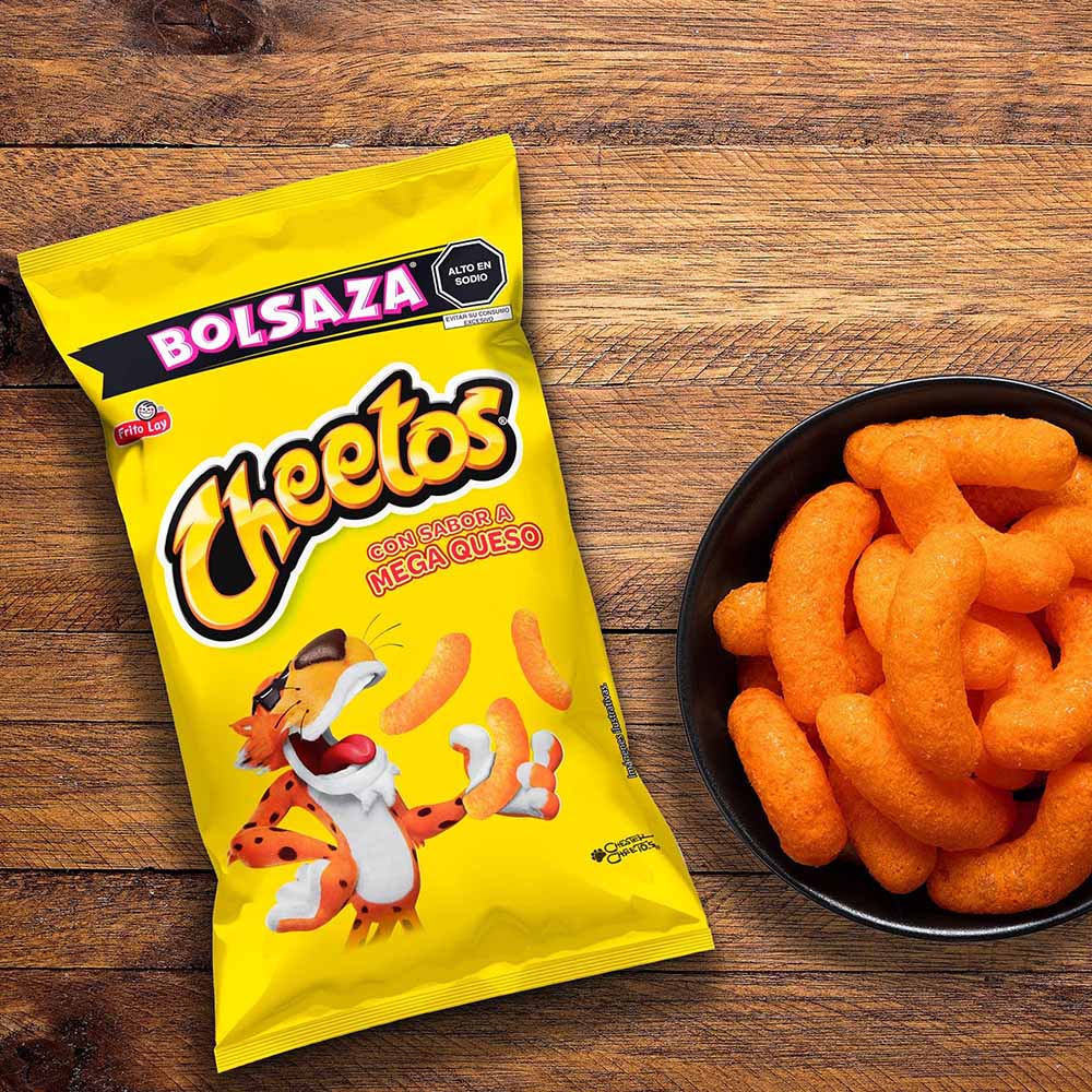 Piqueos CHEETOS Mega Queso Bolsa 90g | plazaVea - Supermercado