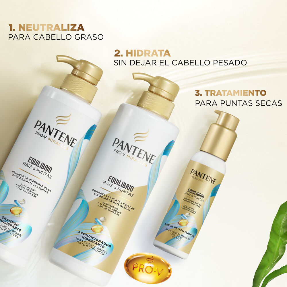 Shampoo Equilibrante PANTENE Pro-V Miracles Equilibrio Raíz y Puntas Frasco 510ml | plazaVea ...