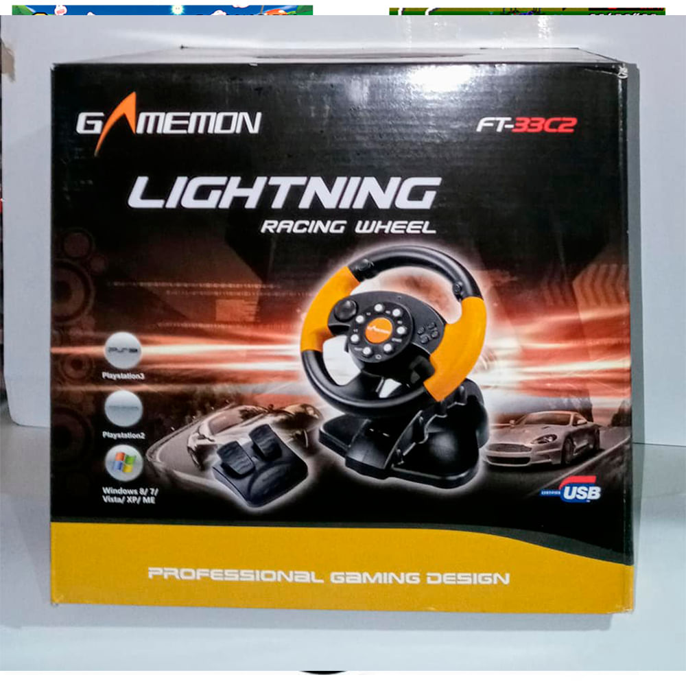 Timon Volante Mando Gamer con Pedal para Pc Usb Ps2 Ps3 | plazaVea ...