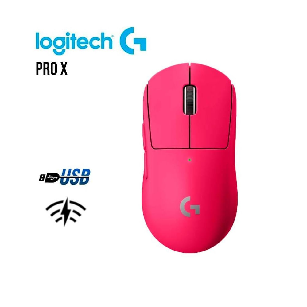 Mouse Gamer Logitech G Pro X Superlight Wireless Rosa LightSpeed ...