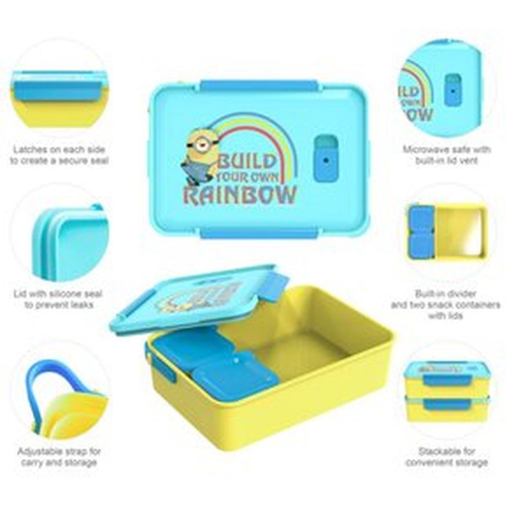 Lonchera Packx3 Bento Zak Designs Minions The Rise of Gru | plazaVea ...