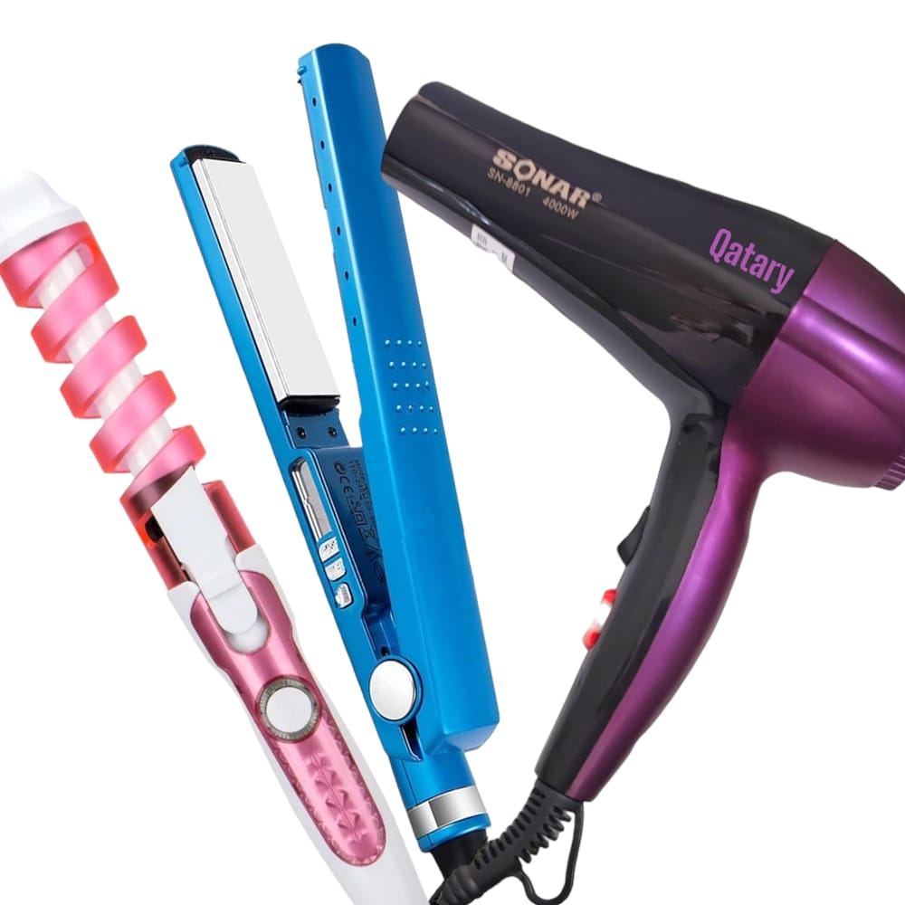 Trio Plancha Nano Plancha Secadora 4000W Rizador Ondulador | plazaVea ...