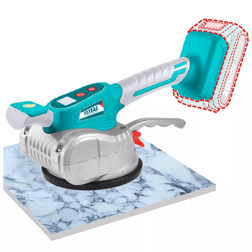 Ventosa vibrador 50k 20v + bateria 2ah+ cargador y rodilleras Total ...