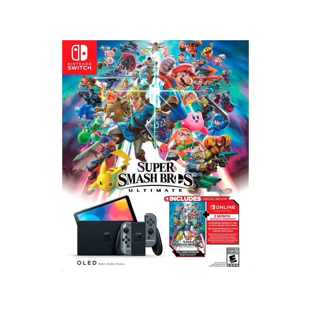 Consola Nintendo Switch Oled Edicion Super Smash Bros Ultimate ...