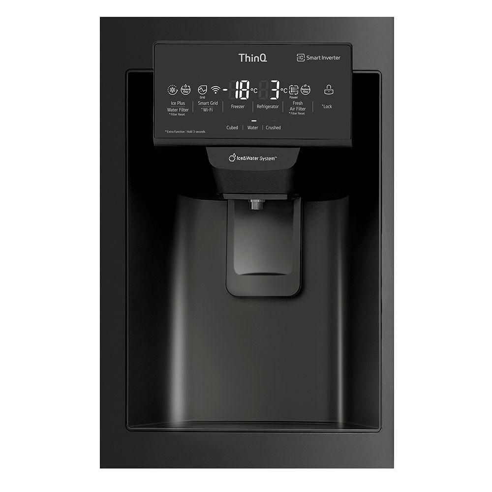 Refrigeradora LG French Door GM78SXT 660L Negro Mate | plazaVea - plazaVea