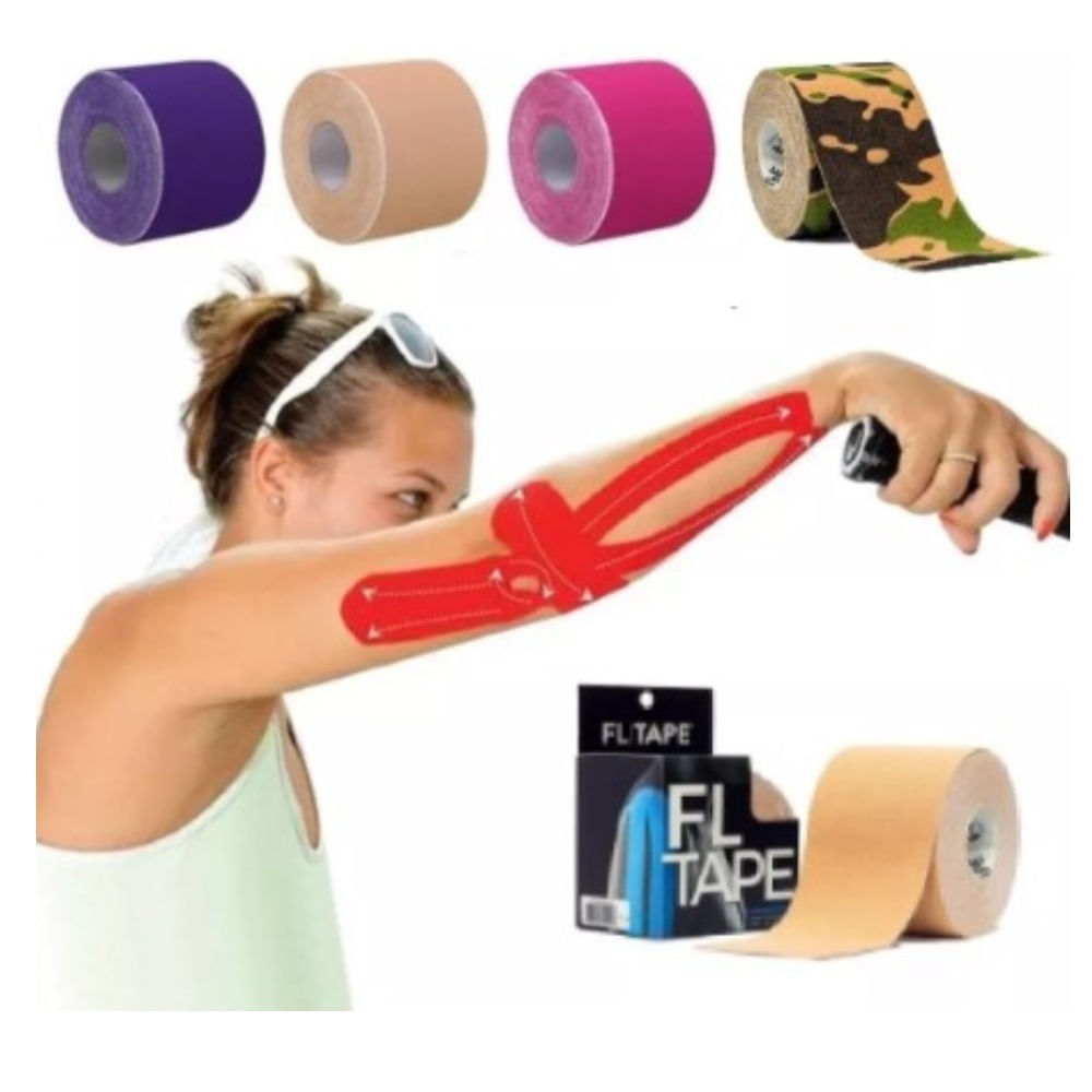 Vendaje FL Tape Cinta Kinesiológica 5m Neuromuscular | plazaVea - plazaVea
