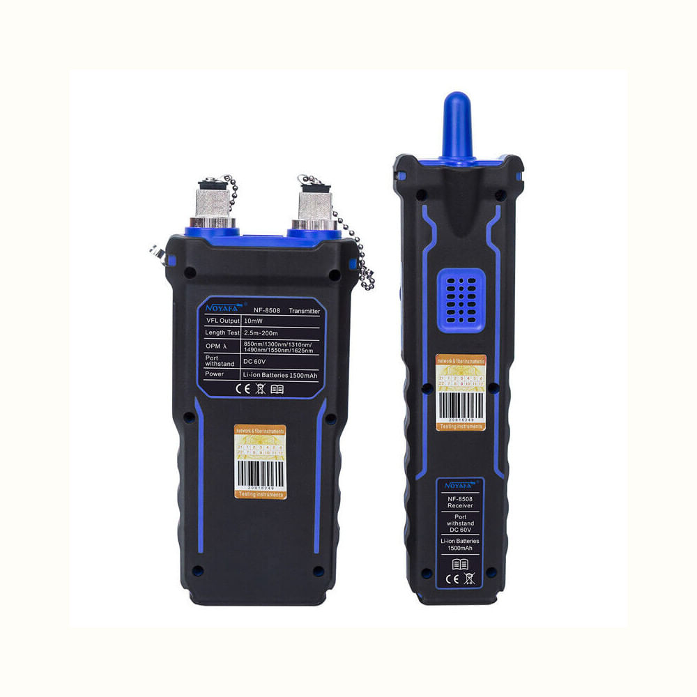 Medidor de Fibra Optica con Indicador Visual Y testeador de red ...