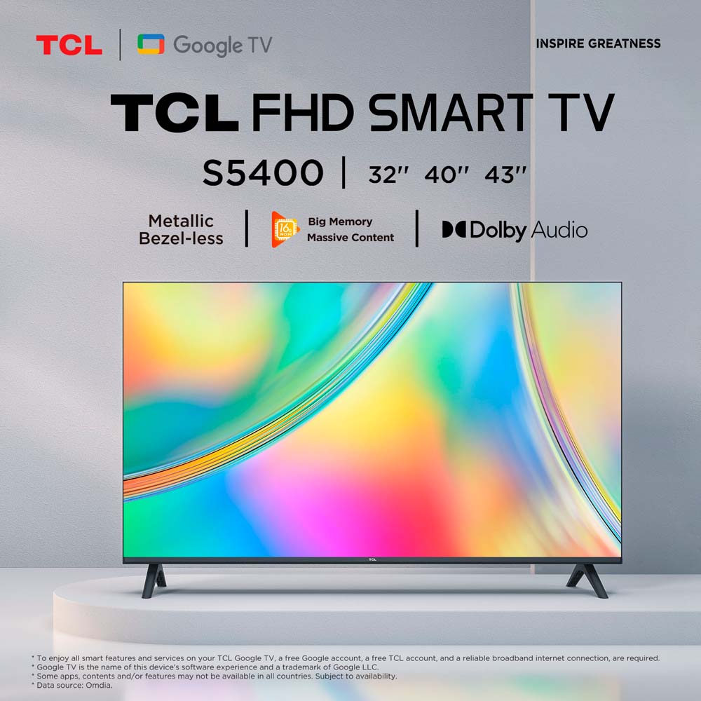 Televisor TCL LED 40" FHD Smart TV 40S5400A | plazaVea - plazaVea