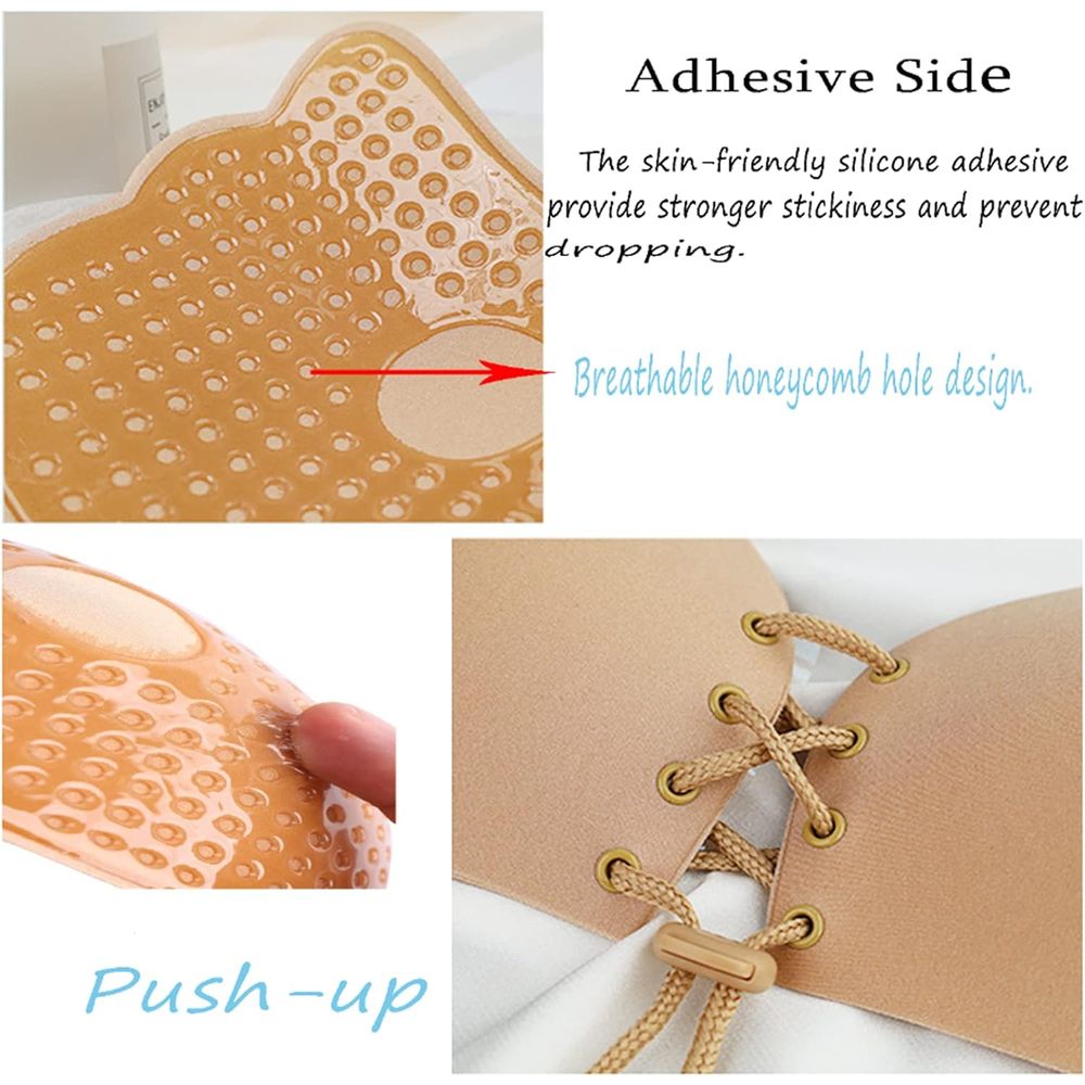 Brasier Push Up Invisible Mariposa Levanta Busto Dama | plazaVea - plazaVea