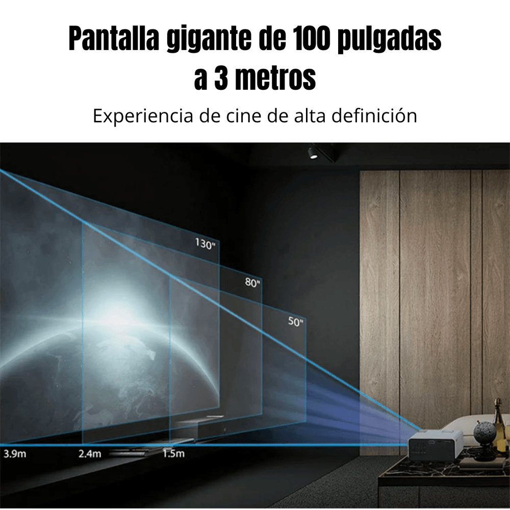 Proyector Portatil Multimedia Smart Android Wifi Bluetooth LinkMax 232 ...