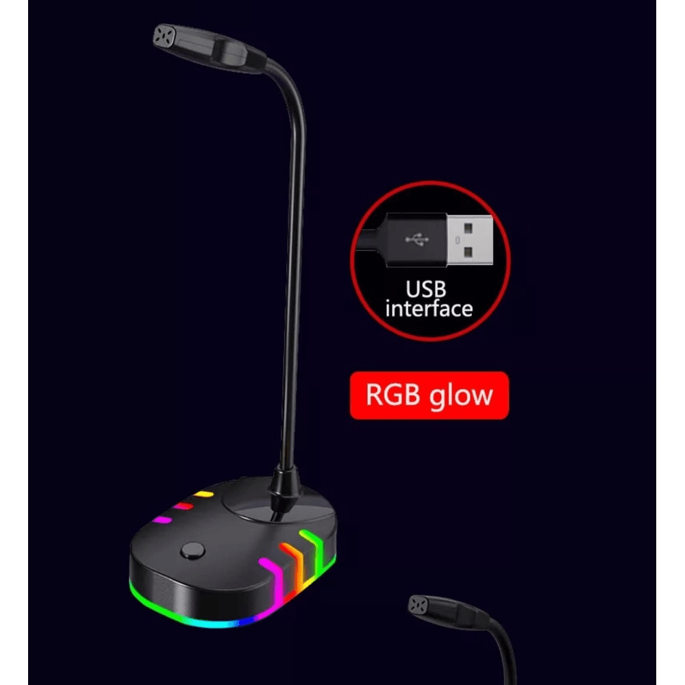 Micrófono GAMER Cpu-laptop HALION HA-TM200 RGB | plazaVea - plazaVea