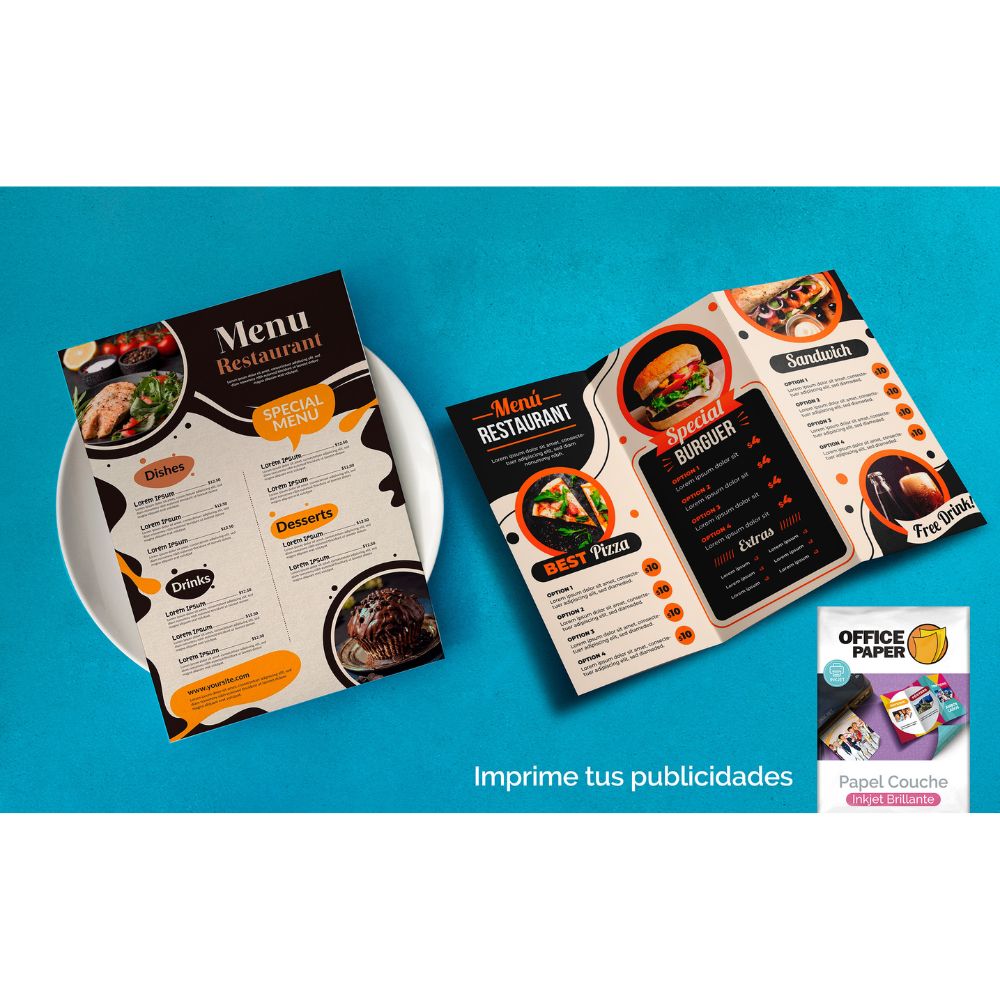 Papel Couche Brillante 120g por 10 Hojas A4 | plazaVea - plazaVea