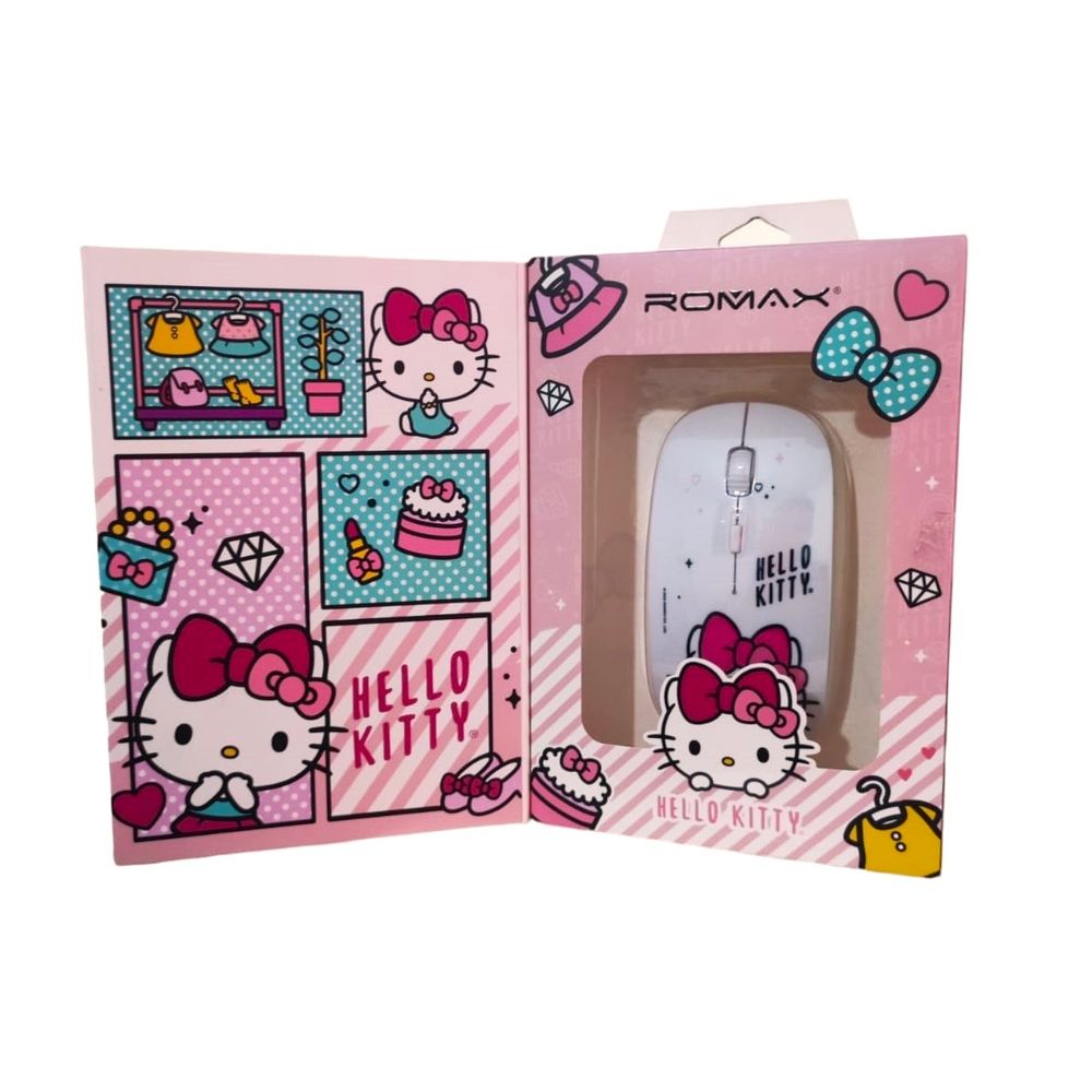 Mouse Inalambrico ROMAX de Hello Kitty Color Blanco | plazaVea - plazaVea