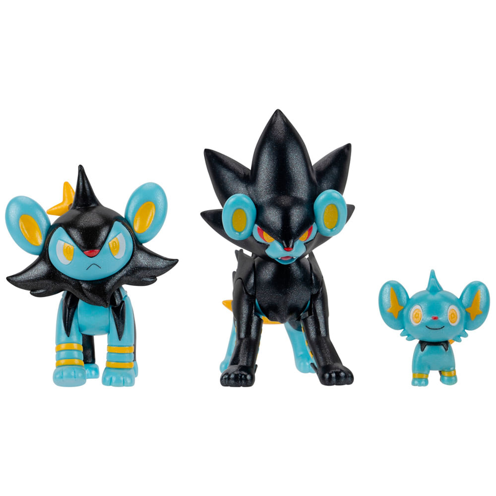 Figuras POKÉMON Multipack Evolución Pack 3un (Shinx, Luxio y Luxray) PKW3217 | plazaVea - plazaVea