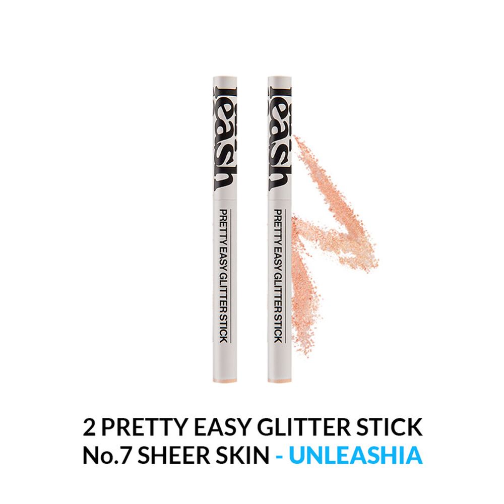 Pretty Easy Glitter Stick Unleashia No.7 Sheer skin 2 Unidades ...
