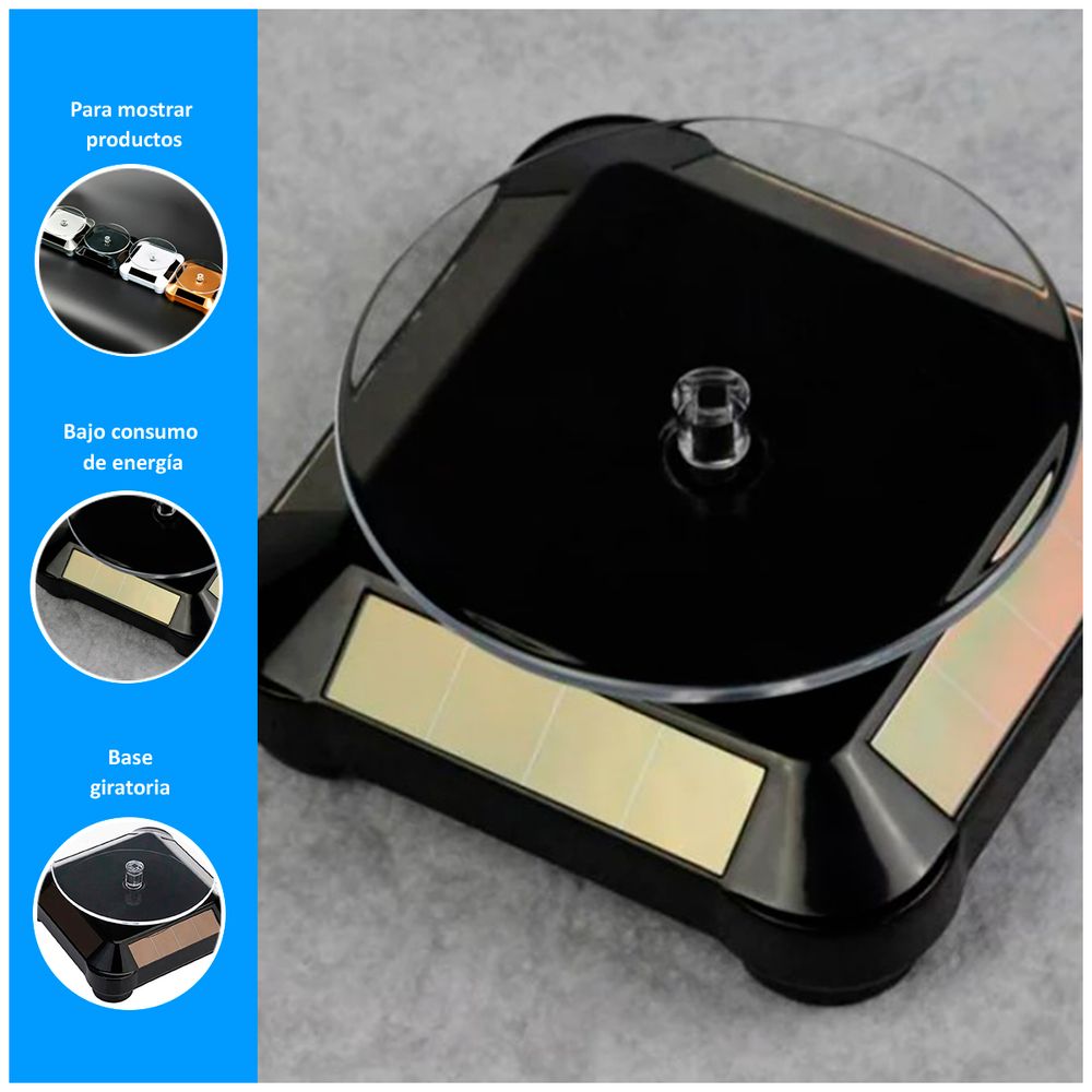 Base Giratoria Solar ShowCase-BD | plazaVea - plazaVea