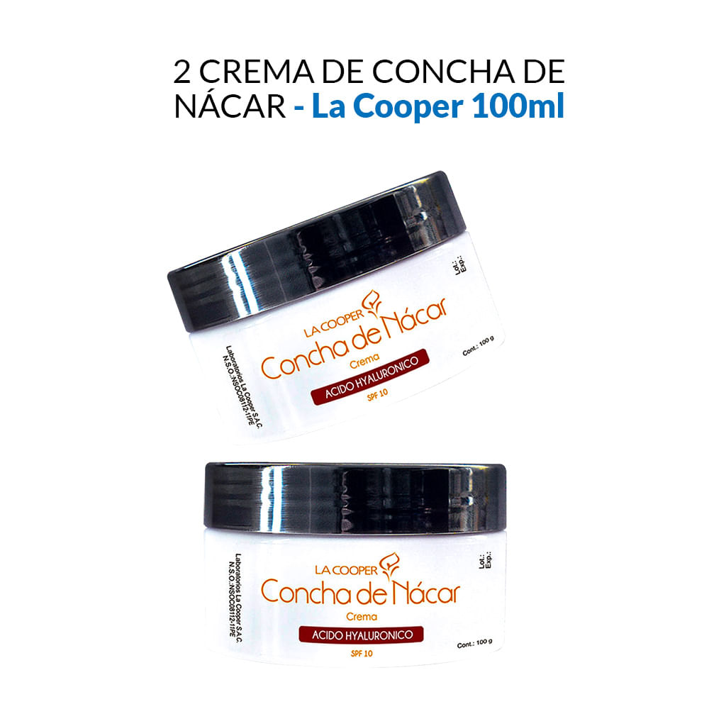 Crema de Concha de Nácar La Cooper 100 Gramos 2 Unidades | plazaVea ...