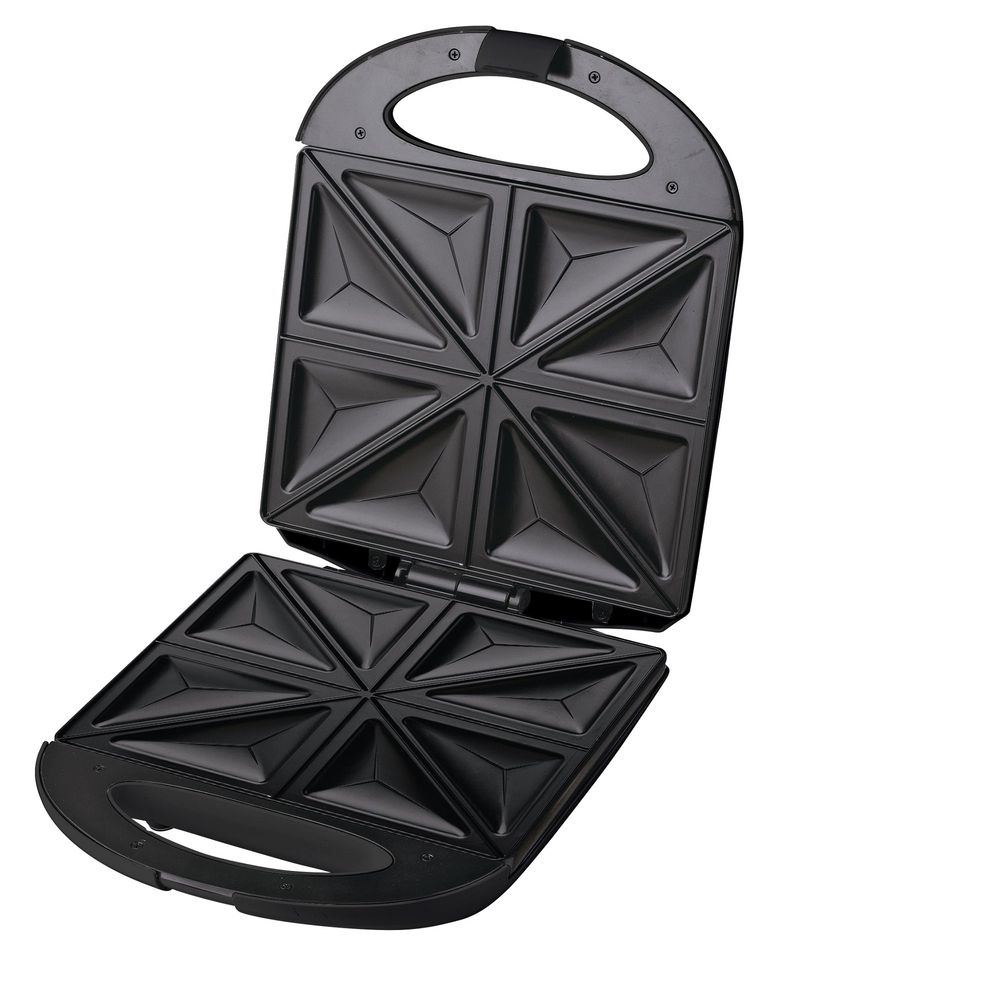 Sandwichera BLACKLINE 4 Panes SW-811ST Negro y Plata | plazaVea - plazaVea